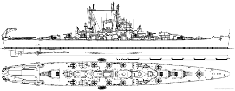 Des Moines Class Cruisers 1946
